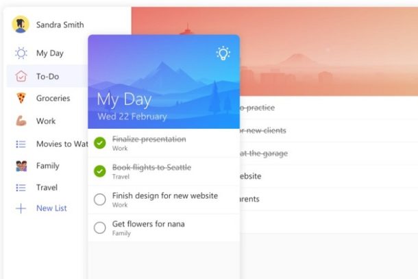 Microsoft To-Do se actualiza con la función de asignación de tareas ...