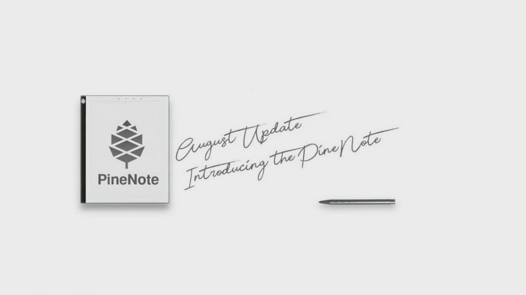 PineNote E Ink, una tablet con tinta electrónica